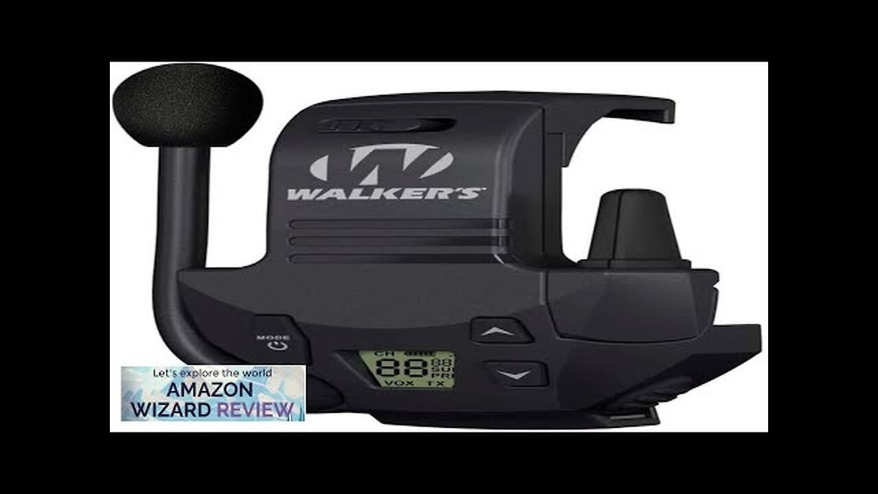 WALKER'S Razor Walkie Talkie Attachment 22 Channels 3 Miles Range ...