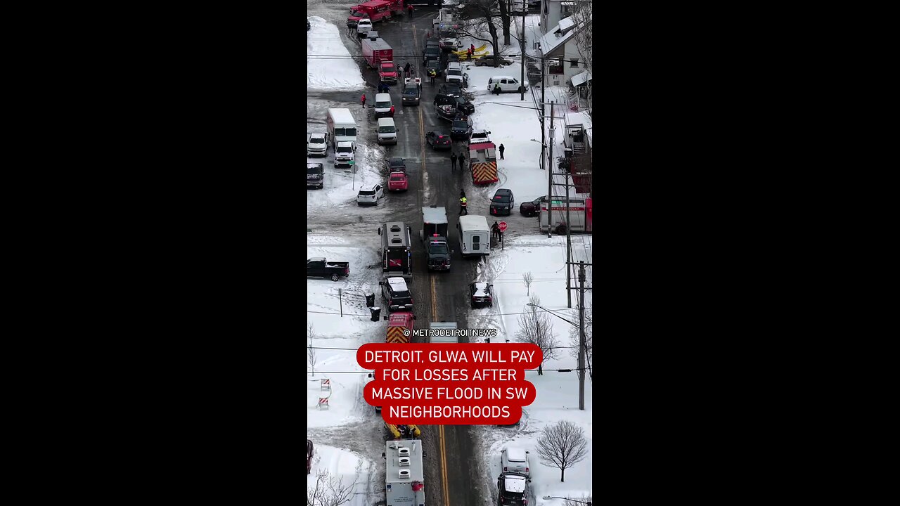 🚨🔥 DETROIT FLOODING UPDATE—WATER MAIN DISASTER IMPACTS 200 HOMES! ️💦