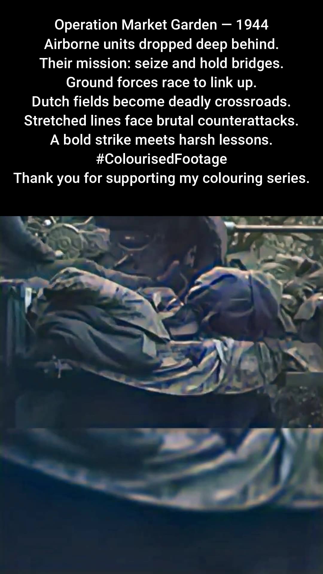 Operation Market Garden 1944 Allied Push Through the Netherlands # ...