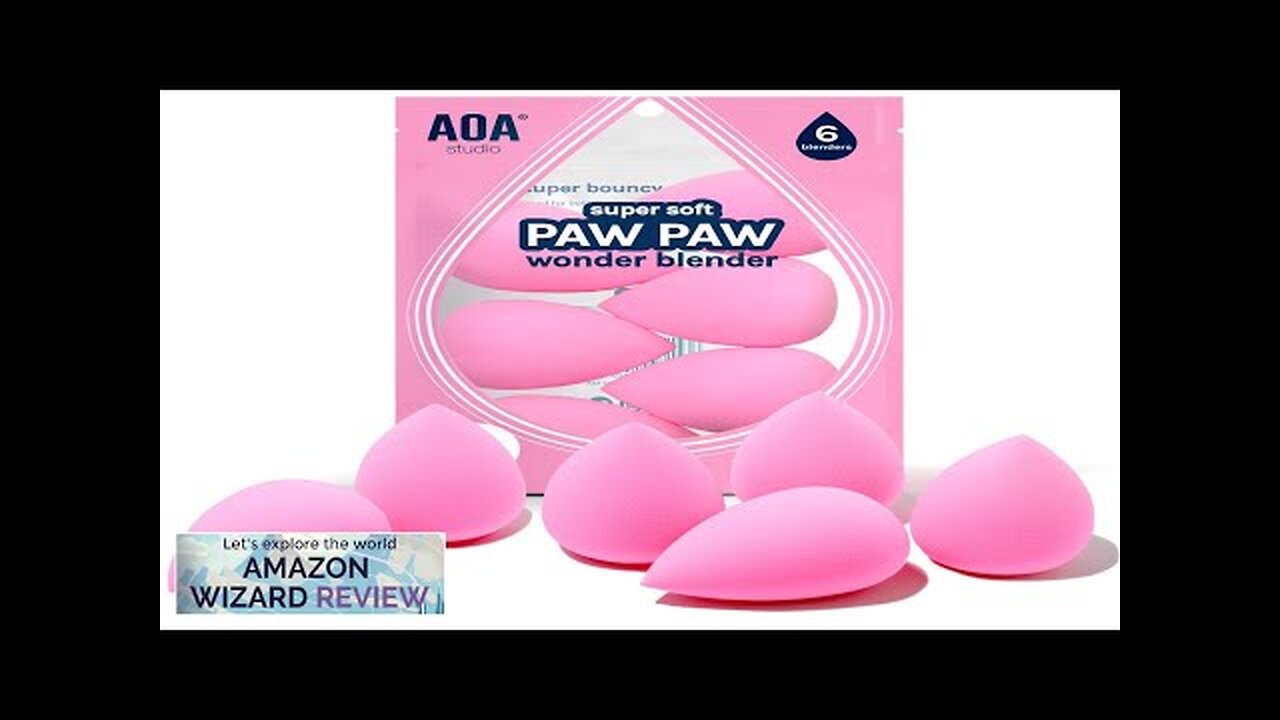 AOA Studio Collection makeup Sponge Set Latex Free and High-definition ...