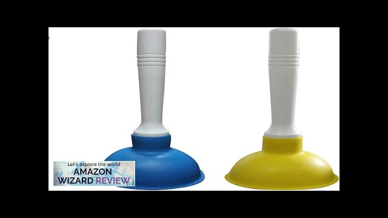 Coralpearl Drain Plunger Small Hand Force Plumber Helper Little 4 inch ...
