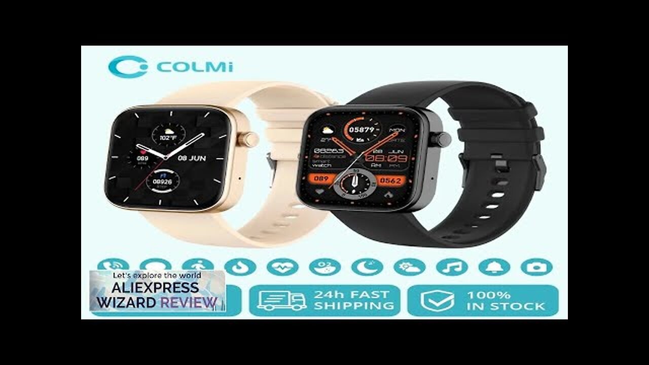 COLMI P71 Voice Calling Smartwatch Men Health Monitoring IP68 ...