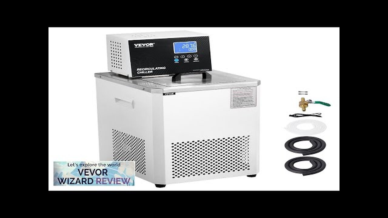 VEVOR Laboratory Chiller Circulator 6L Lab Recirculating Chiller -4°F ...