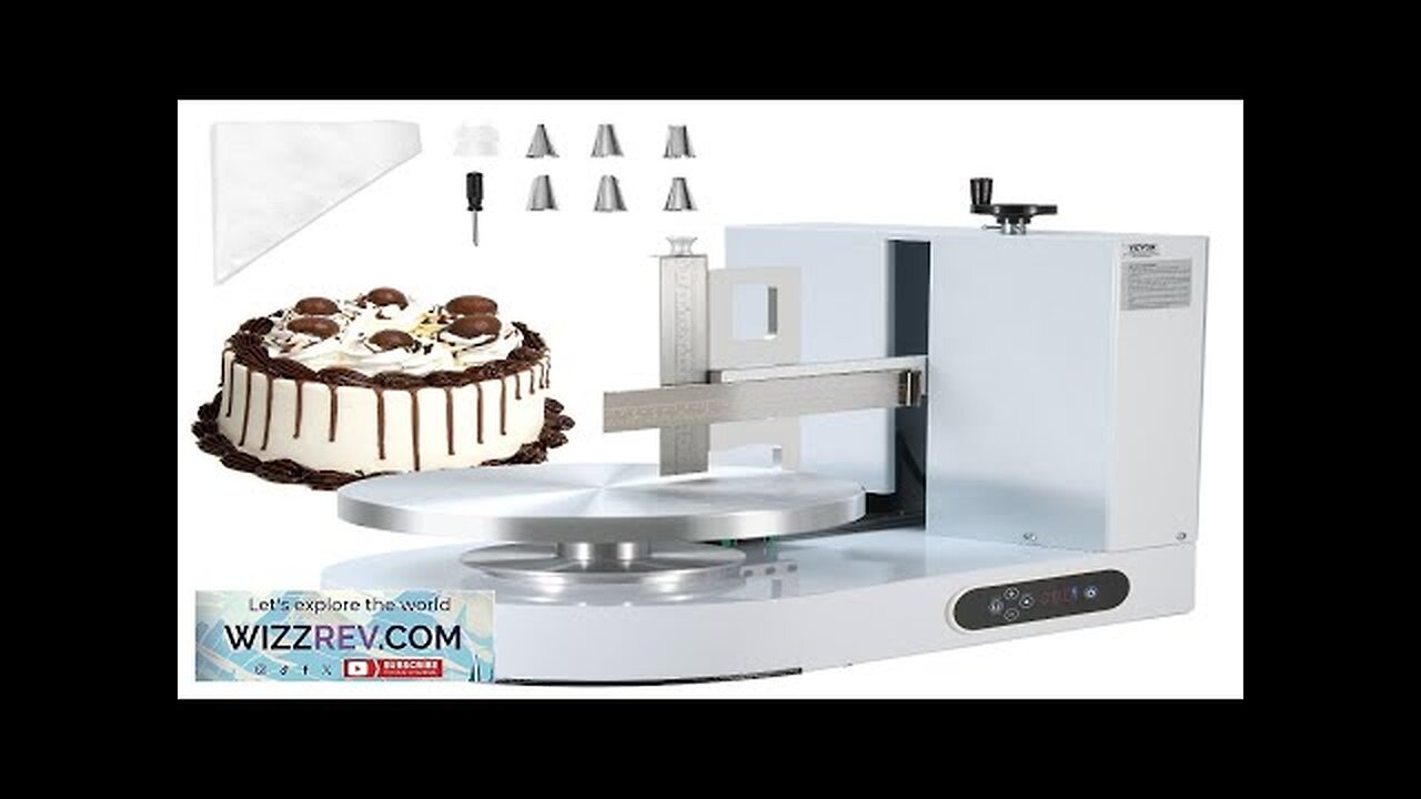 Cake Decorating Machine Cake Frosting Spreading for 6" to 14" Cake ...