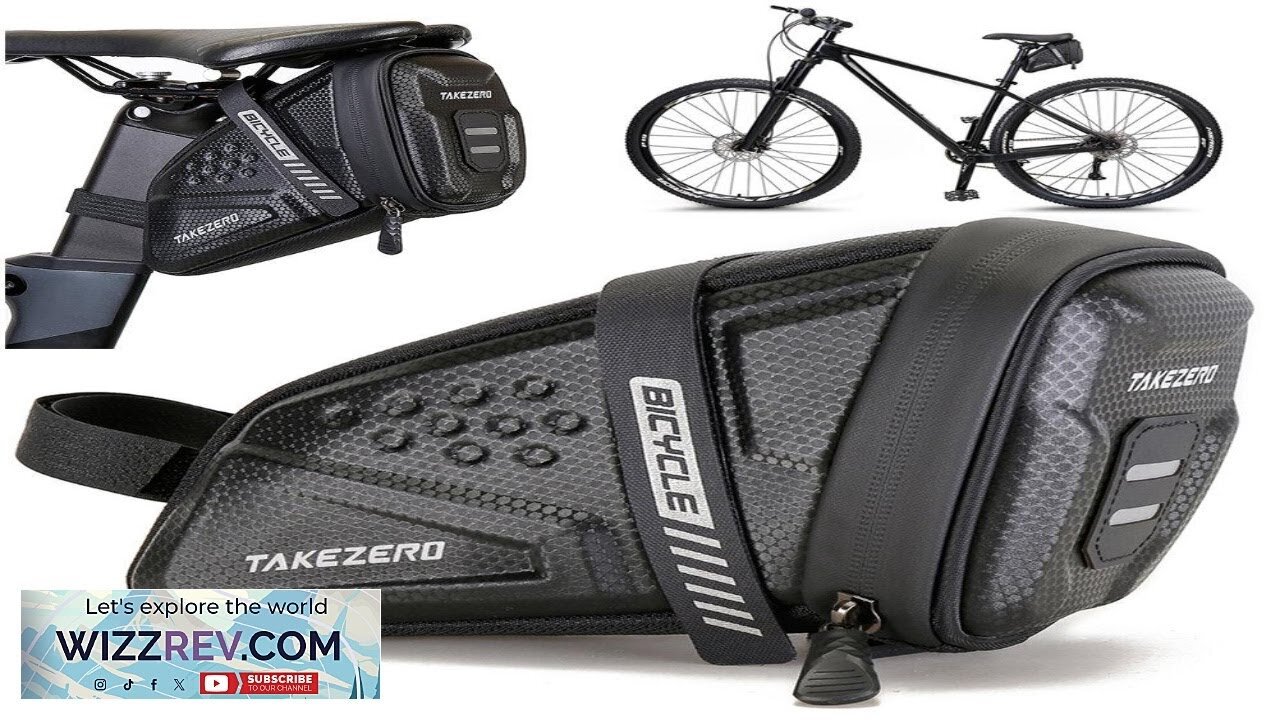 TAKEZERO TZ07 1L Lage Capacity PU Mountain Bike Clearing Bag Road Bike ...