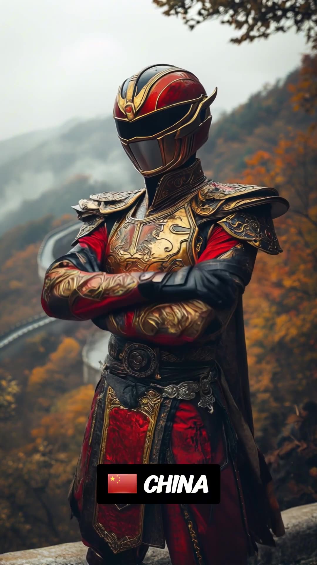 Countries as Power Rangers #shorts #midjourney #aifusion