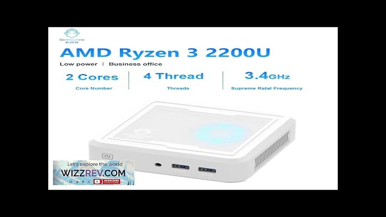New Genmachine AMD Ryzen 3 2200U Up to 65W Mini PC DDR4 Review