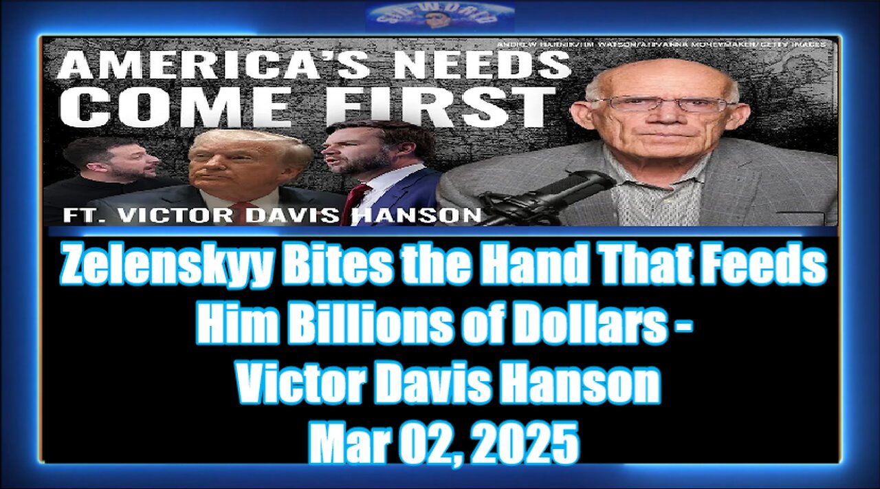 Zelenskyy Bites the Hand That Feeds Him Billions of Dollars - Victor ...