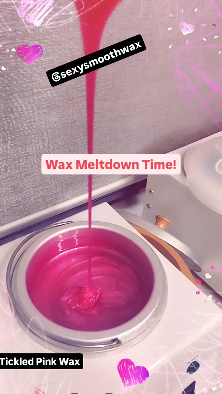 Melting Sexy Smooth Tickled Pink Hard Wax | @1faye Tutorial