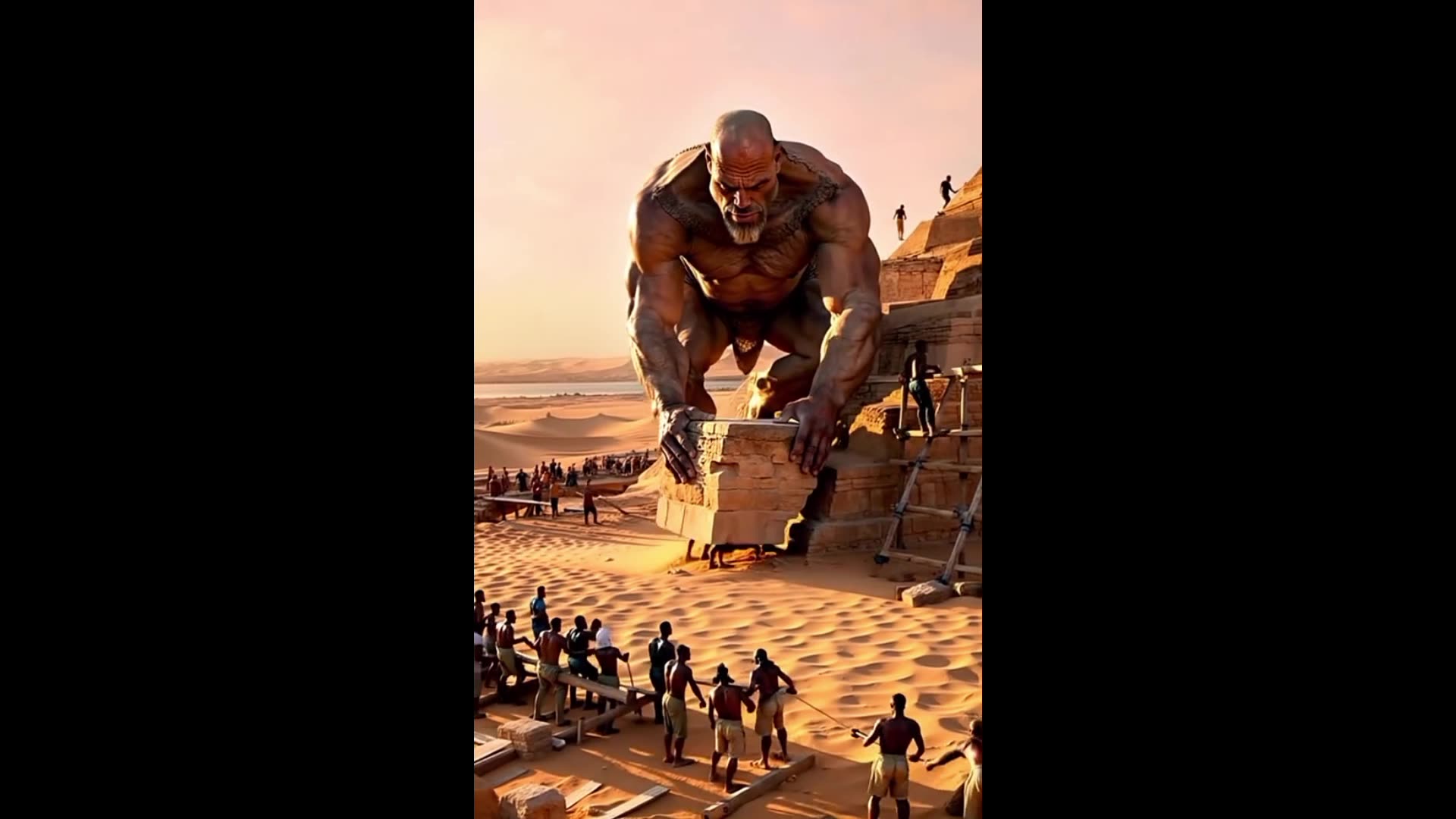 The giant who built the pyramids. #pyramids#giant
