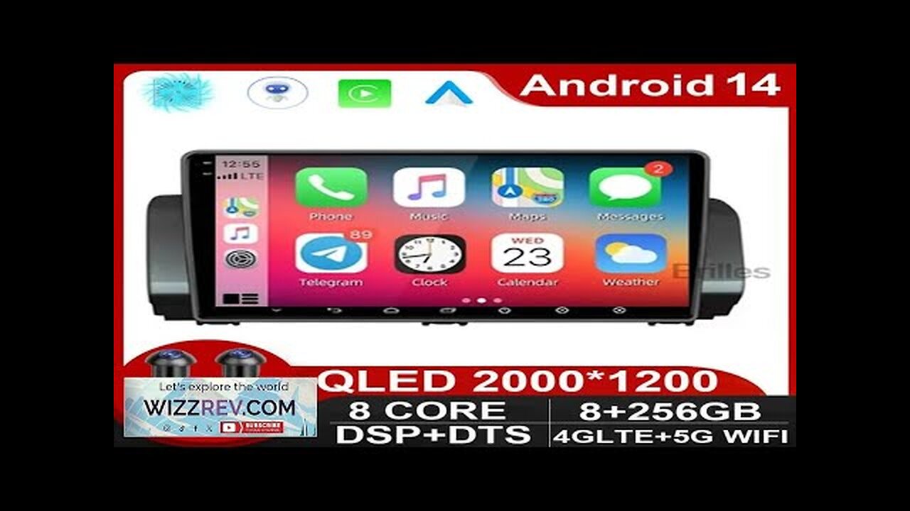 9" Android 14 For Renault Sandero 2021 Car Radio Stereo Multimedia ...