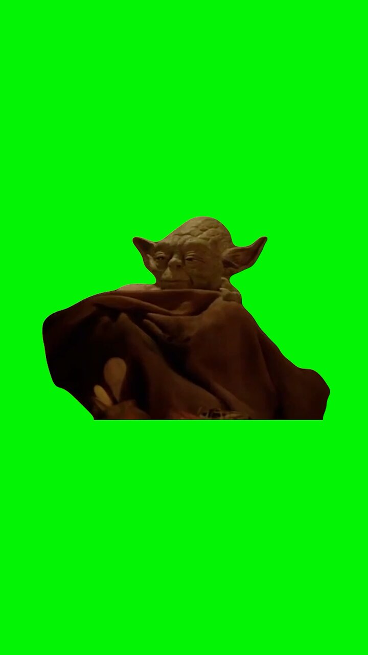 “Rest I Need” Yoda | Green Screen