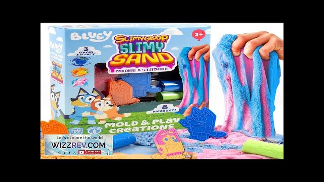 Horizon Group USA Bluey SLIMYGLOOP Slimy Sand Mold & Play Creations 8 ...
