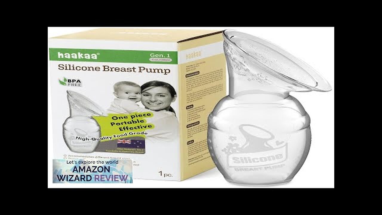 haakaa Manual Breast Pump for Breastfeeding Silicone Clear 4oz/100ml Review