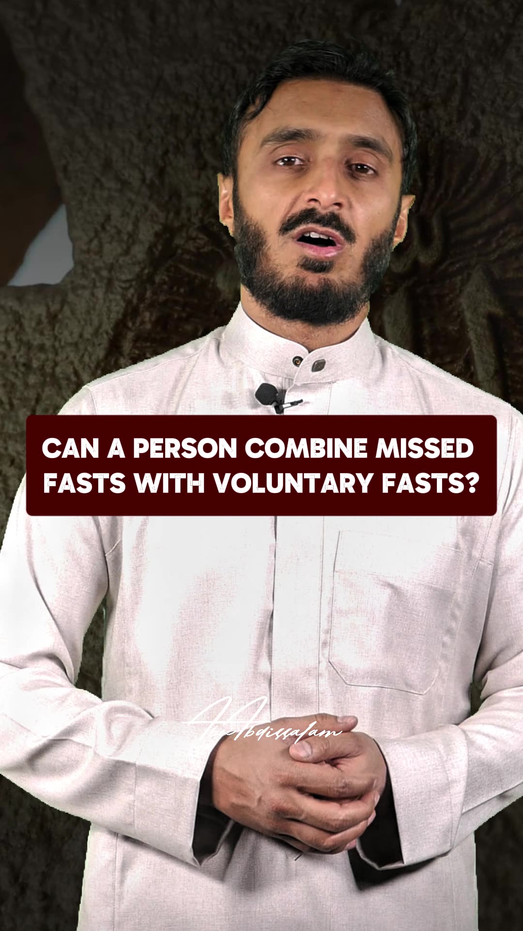 Can you combine missed fasts with voluntary fasts?