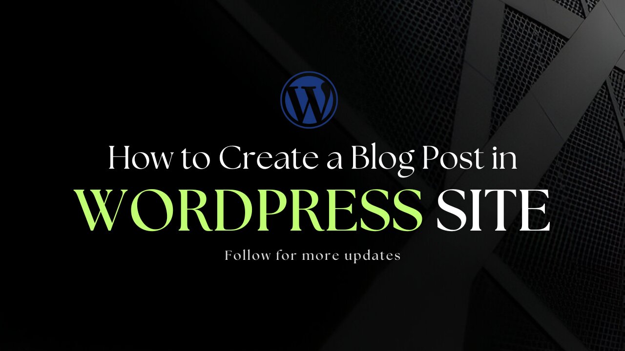 How to Create a Blog Post Using the Default Editor in WordPress