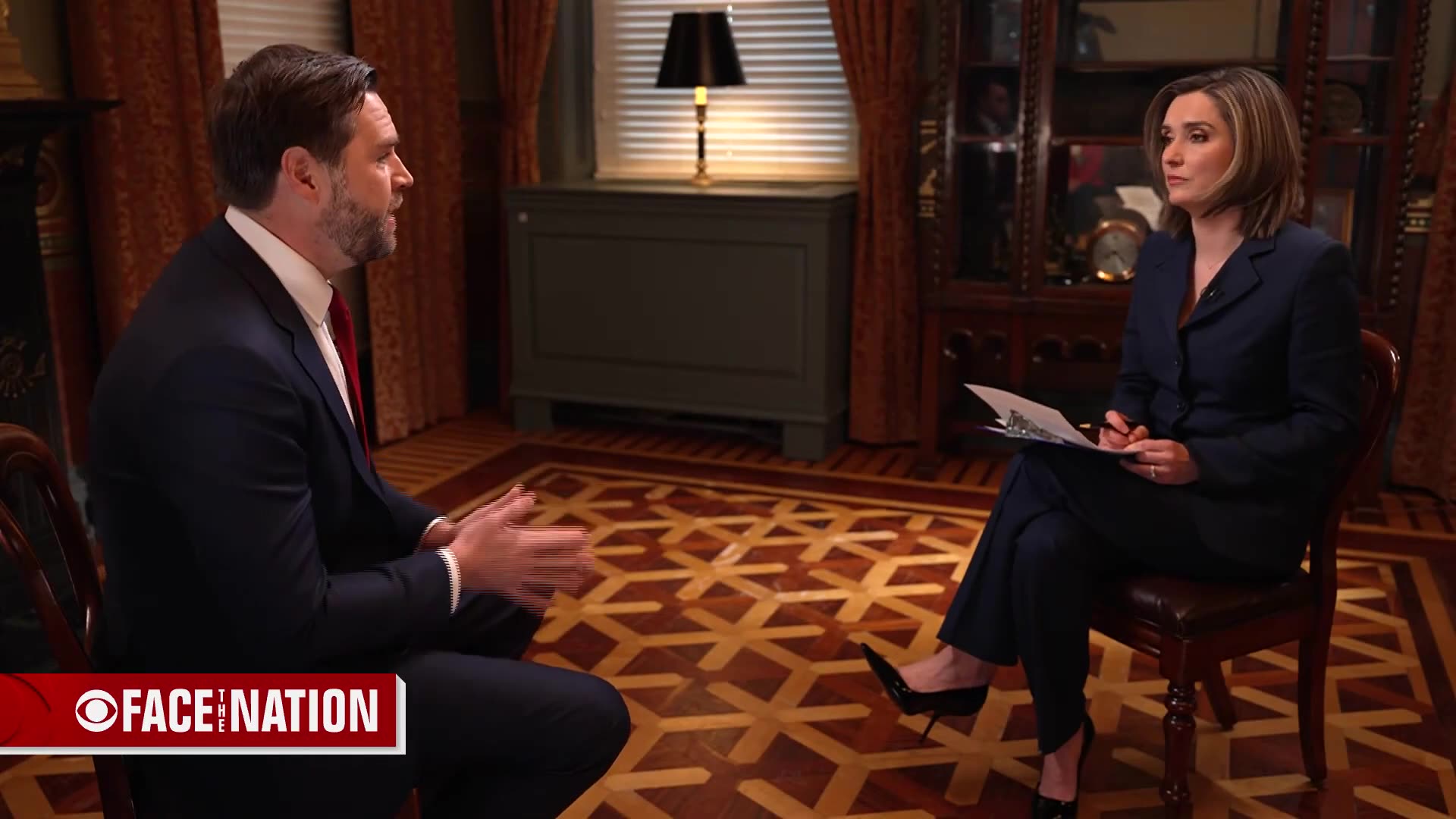 JD Vance first interview as VP with Face The Nation