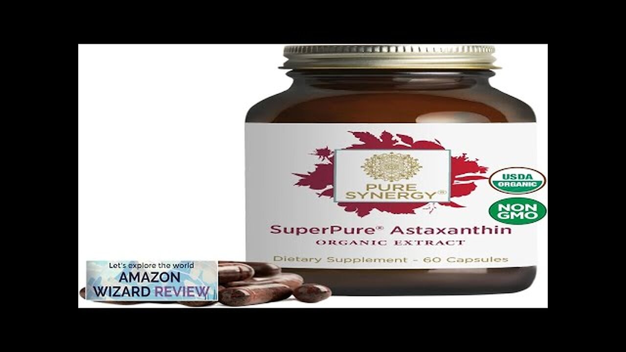 PURE SYNERGY SuperPure Astaxanthin Extract Organic Astaxanthin ...