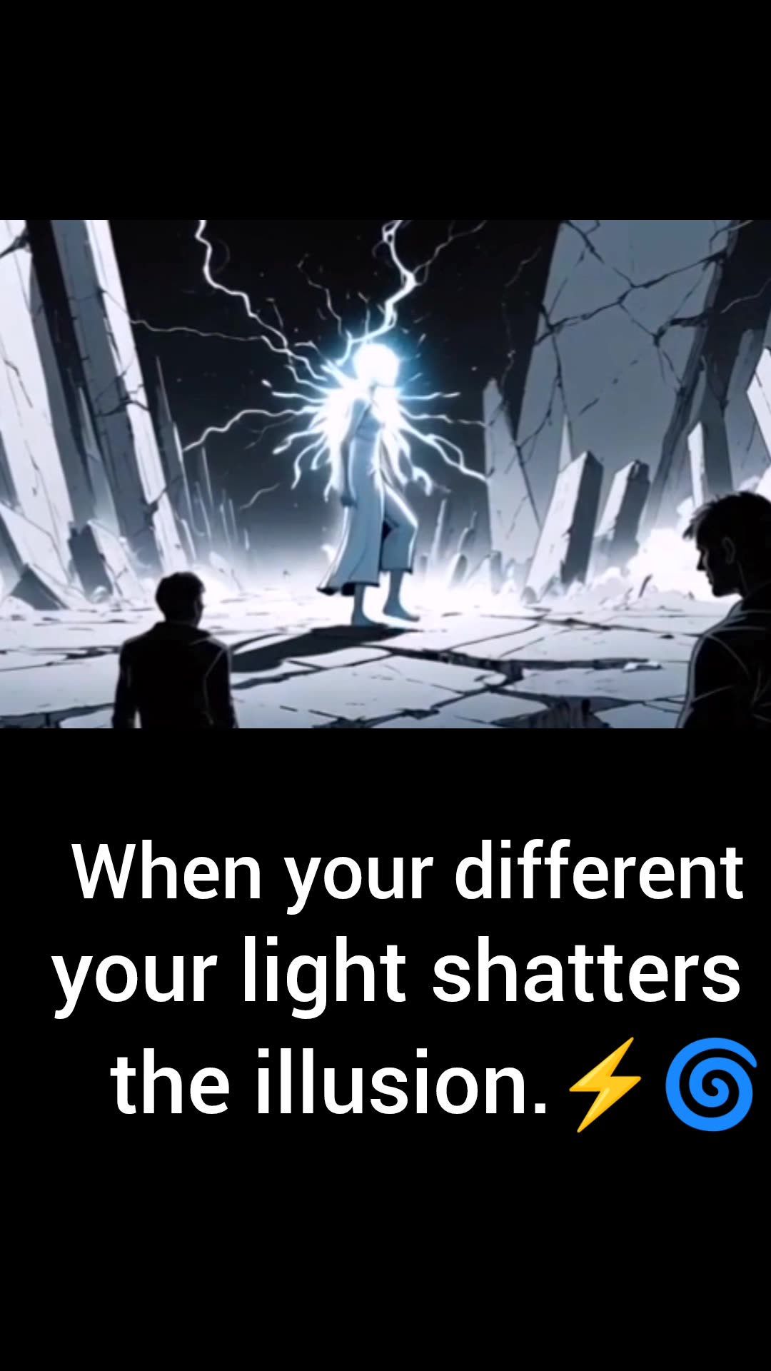 You're Different—Your Light Shatters the Illusion" #motivation #inspiration
