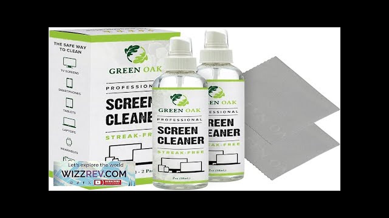 Screen Cleaner – Green Oak Screen Cleaner Spray for LCD LED TVs Review