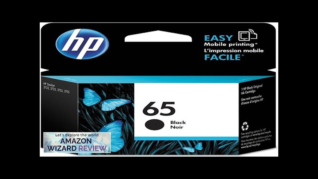 HP 65 Black Ink Cartridge Works with HP AMP 100 Series Review