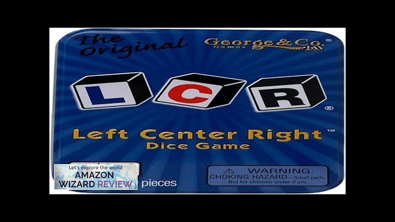 LCR® LEFT CENTER RIGHT DICE GAME BLUE TIN Review