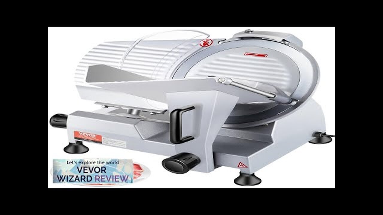 VEVOR Commercial Meat Slicer 320W Electric Deli Food Slicer 12 inch ...