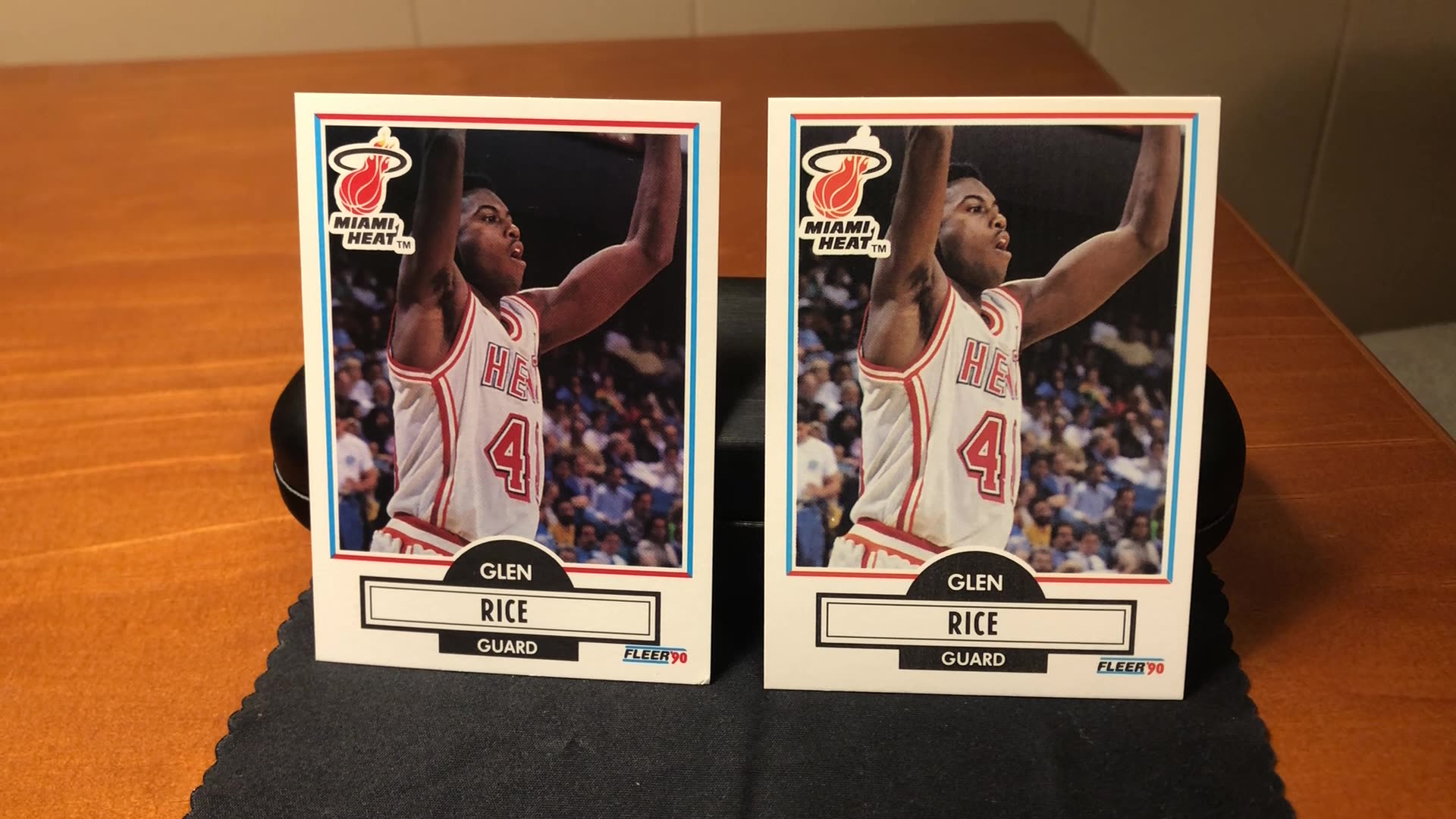 Basketball Card, 1990-91 Fleer #101 Glen Rice Rookie, SPOT THE DIFFERENCE!