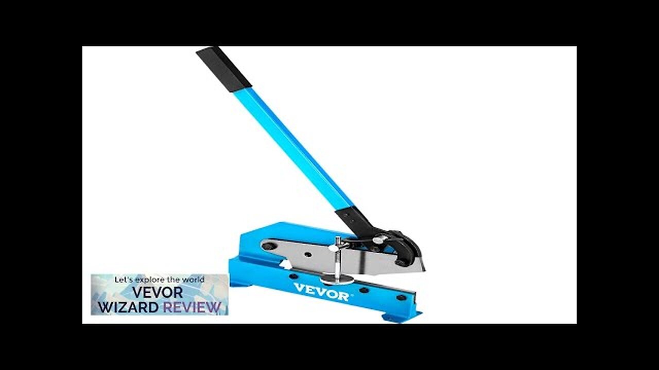 VEVOR Hand Plate Shear 5" Manual Metal Cutter Cutting Thickness1/4 Inch ...