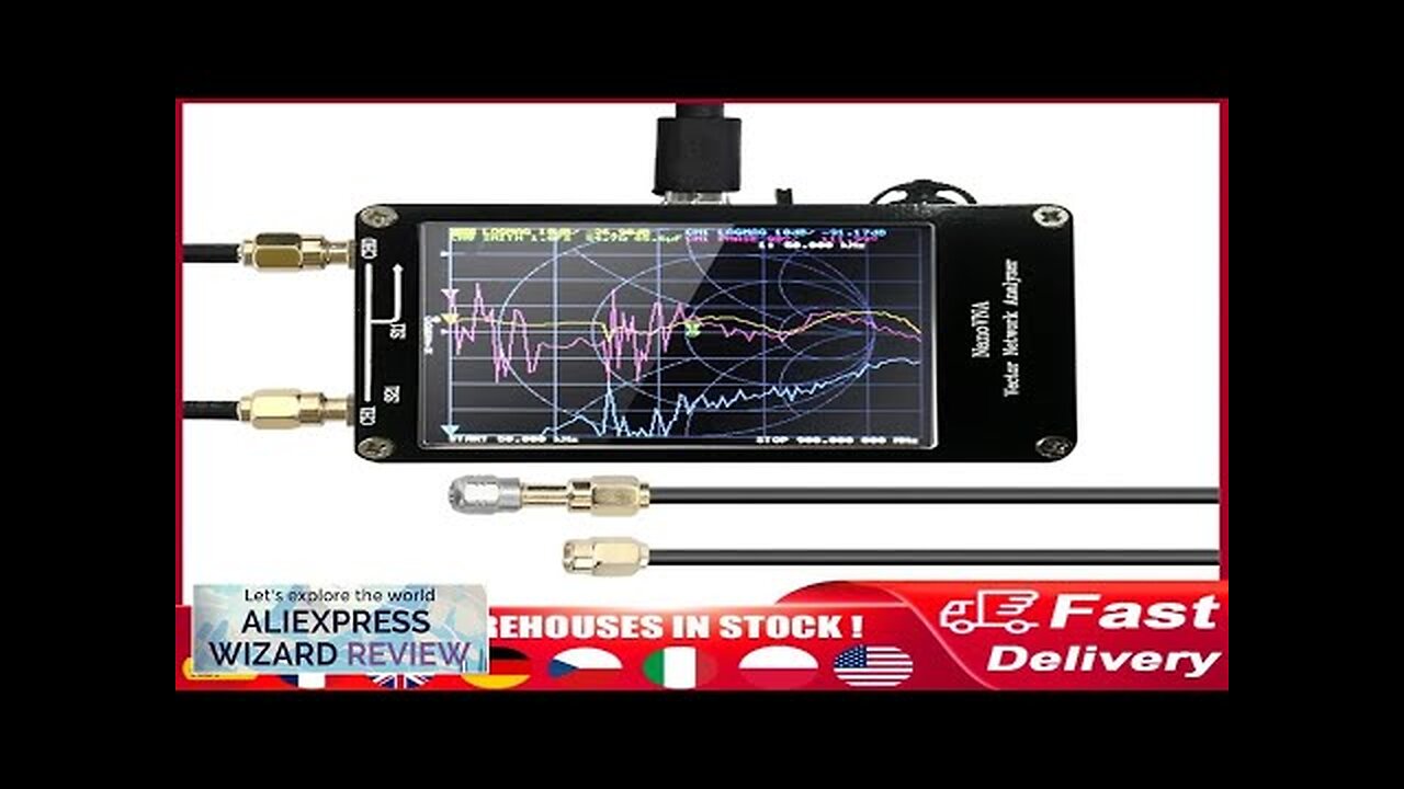 NanoVNA Vector Network Analyzer 50KHz-900MHz Standing Waves Shortwave ...
