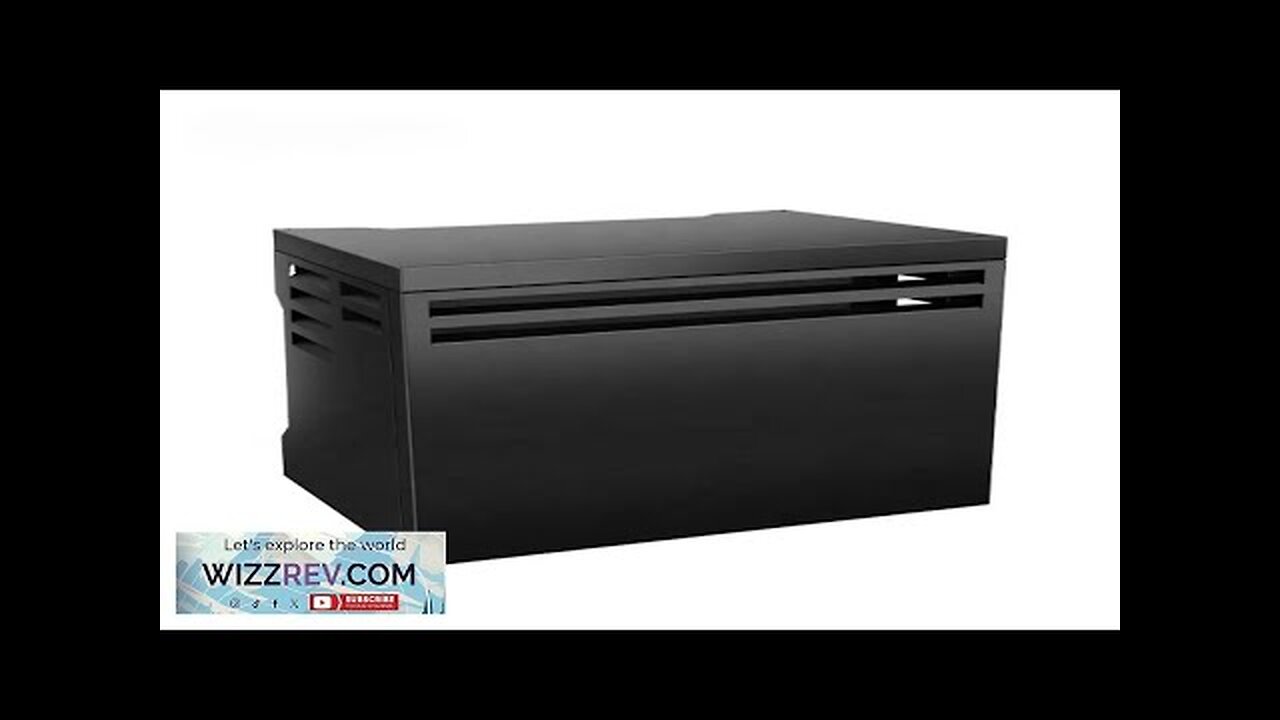 Noise reduction air conditioning outer cover black aluminum air ...