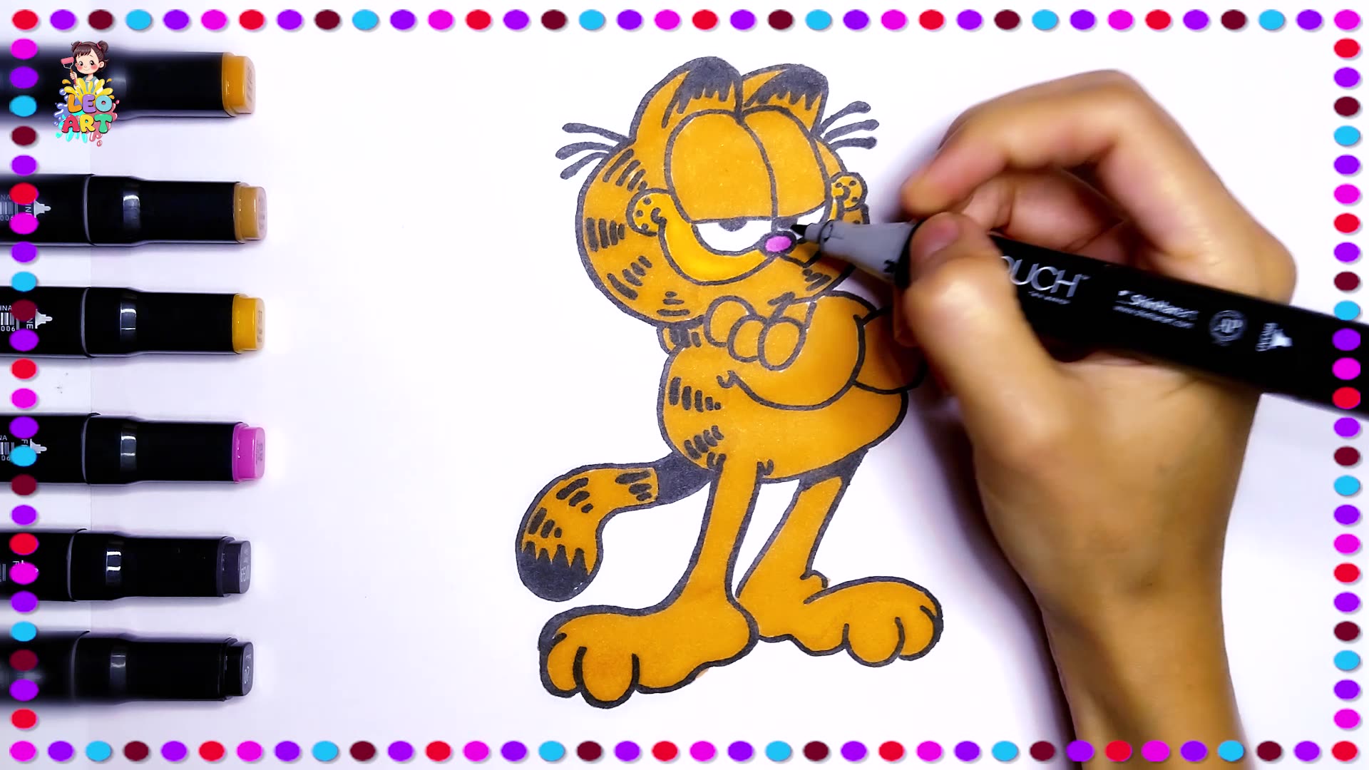 Fun Garfield Painting Tutorial for Kids Ages 8-10 | Easy Step-by-Step ...
