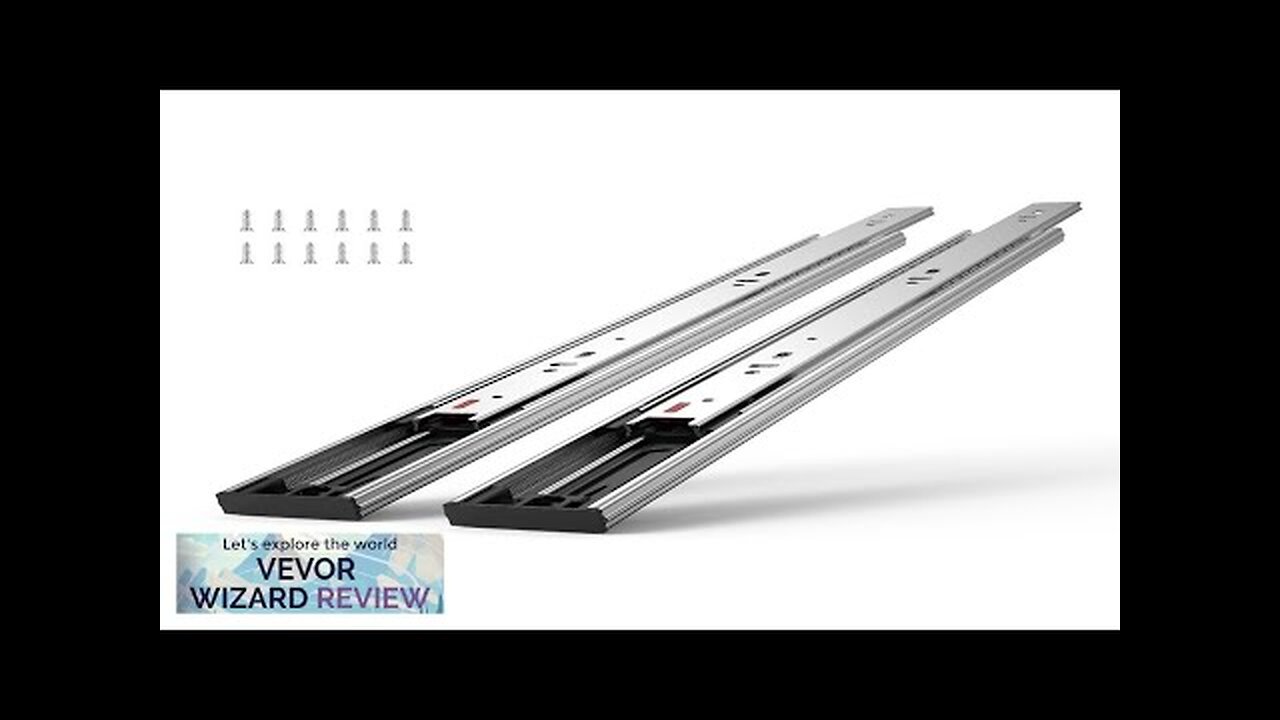 VEVOR 10 Pairs of 24 Inch Drawer Slides Side Mount Rails Heavy Review