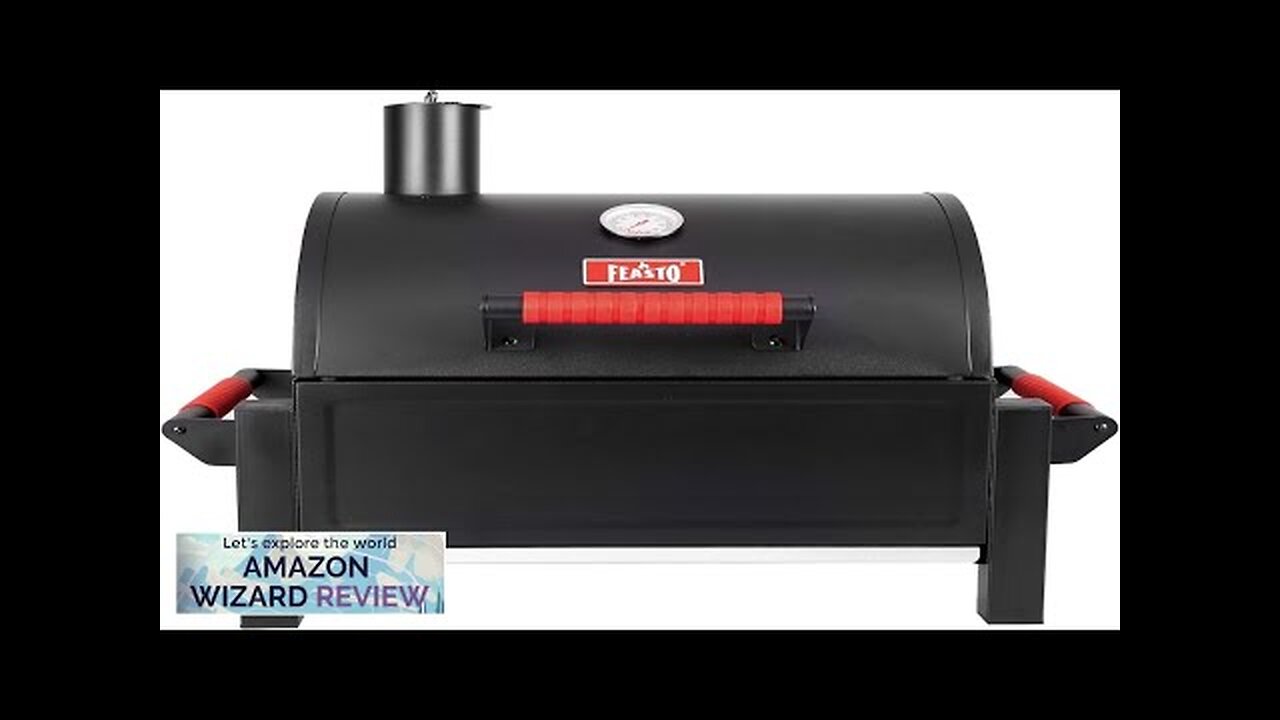 Portable Charcoal BBQ Grills with Cast Iron Grates Tabletop Charcoal ...