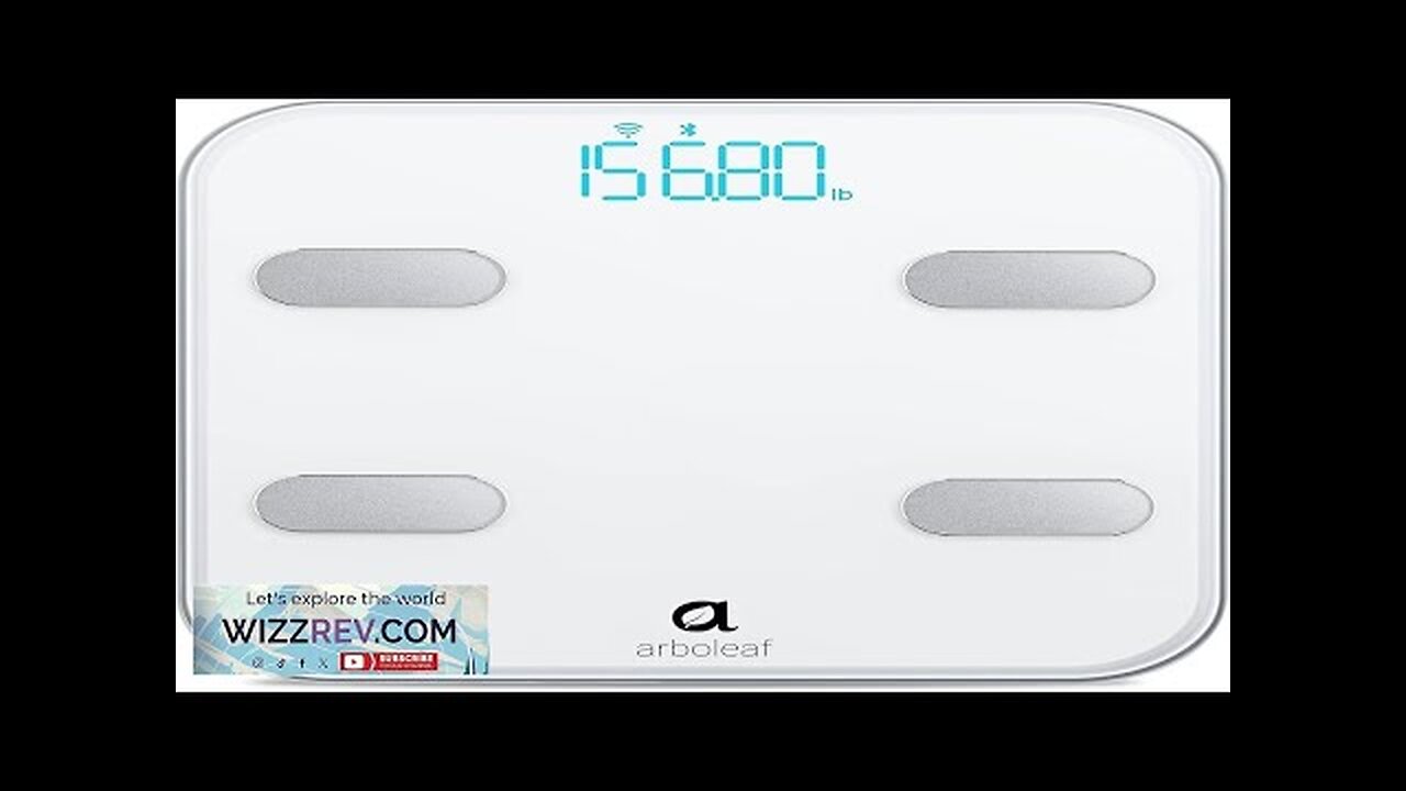 Arboleaf Smart Scale for Body Weight Bathroom Scale Digital Scale Body ...