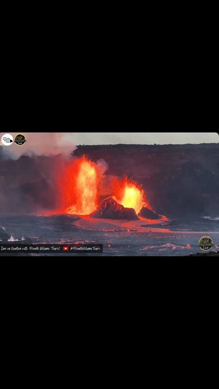 🌋 Kilauea Live on location with Private Volcano Tours!
