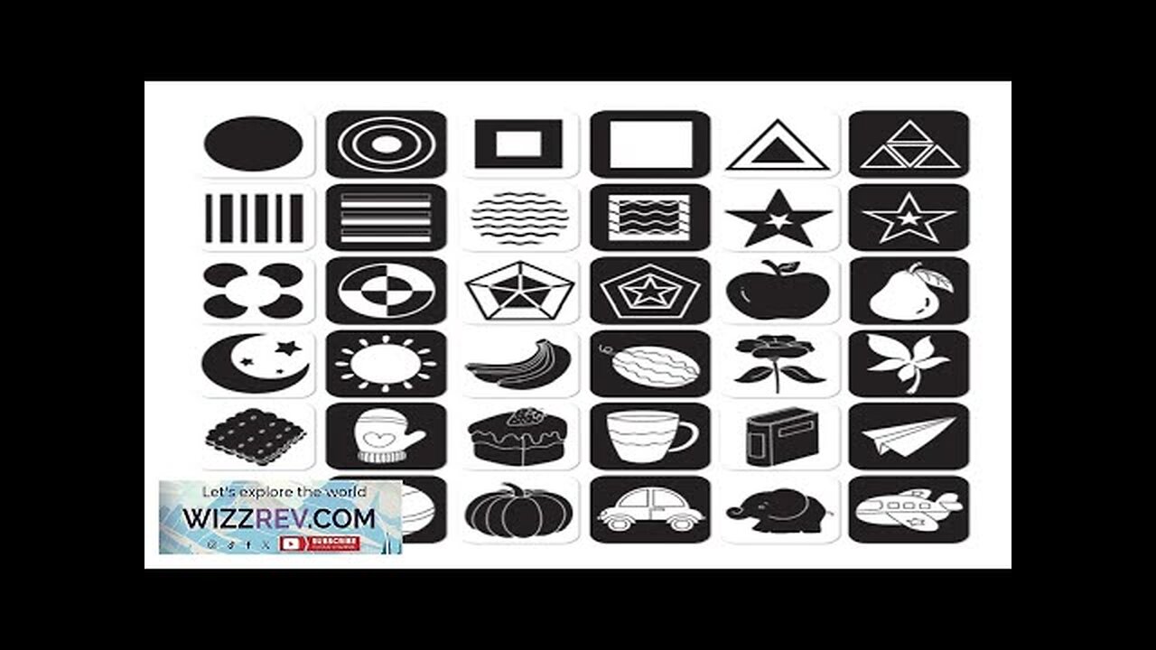 Baby Montessori Visual Stimulation Card Toy Black and White Cards High ...