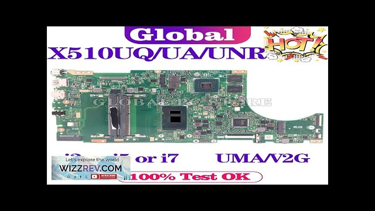 X510UQ Mainboard Vivobook 15 X510 X510UN X510UA X510UNR X510UF F510U ...