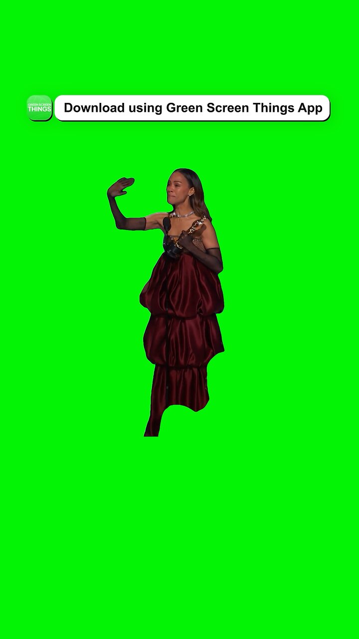 “Mommy!” Zoe Saldaña Oscar Win | Green Screen