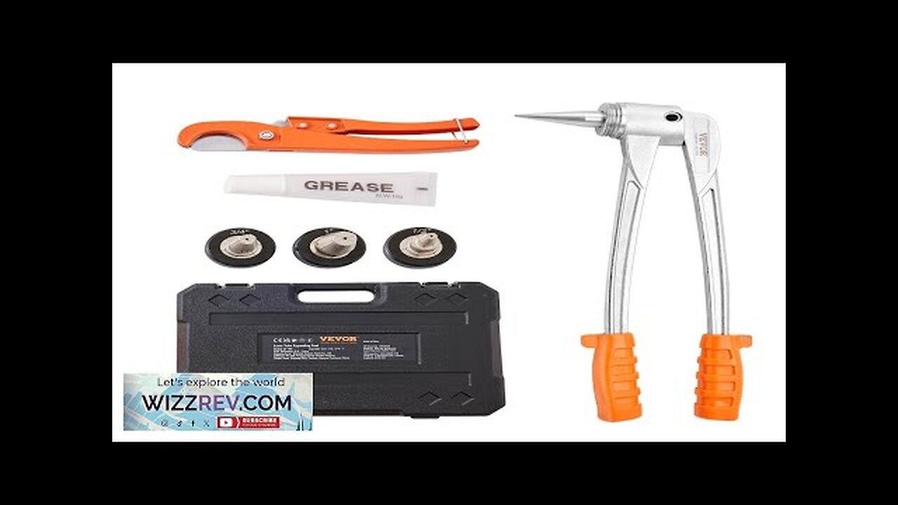 VEVOR Pipe Tube Expander 1/2" 3/4" 1" OD PEX Tubing Expander ...