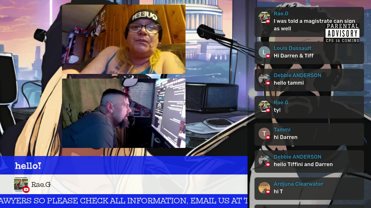 Tiff n the Punisher fighting cps one amendment at a time