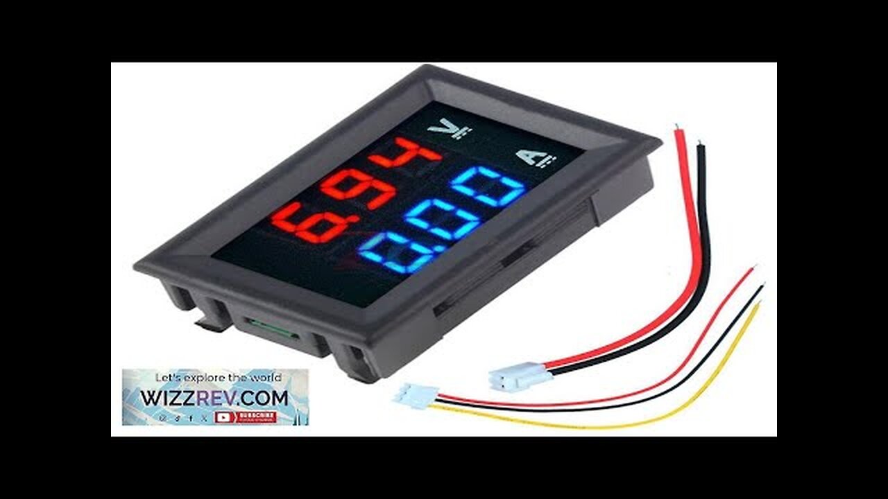 3pcs Nmini Digital Voltmeter Ammeter Dc 100v 10a Voltmeter Current