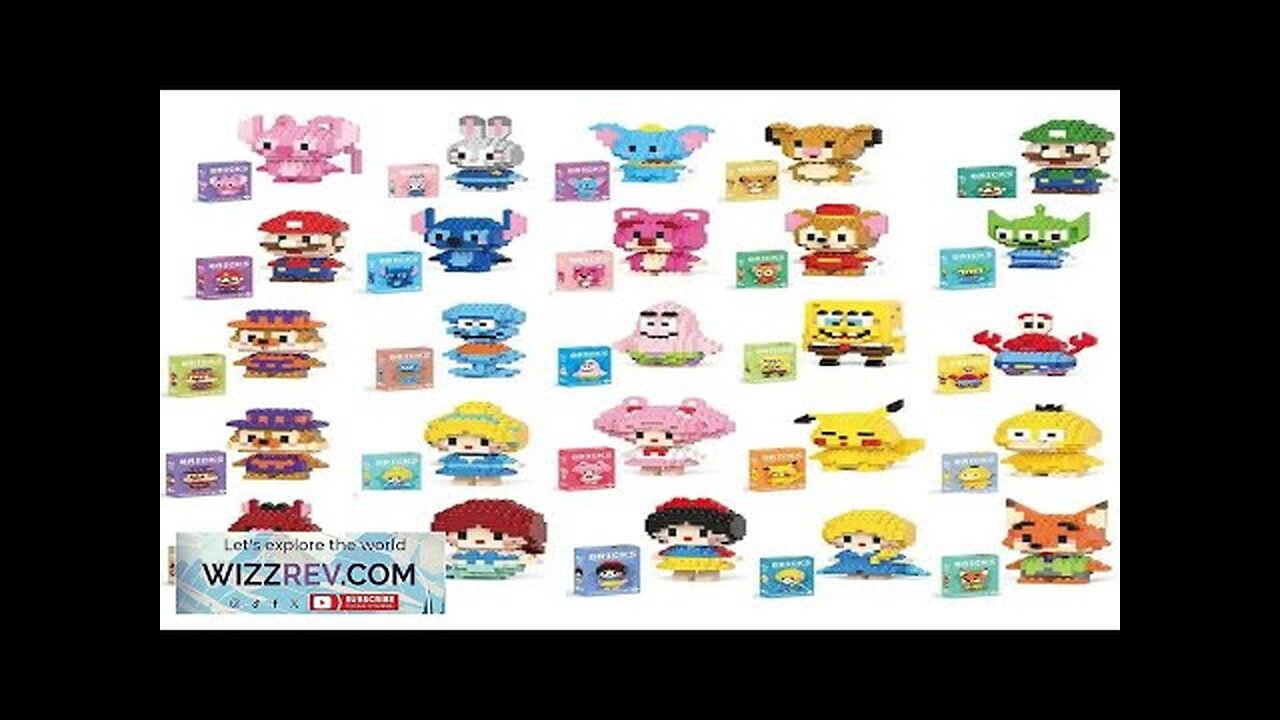 Disney Stitch Building Blocks Anime Kawaii Cartoon mini Action Children ...