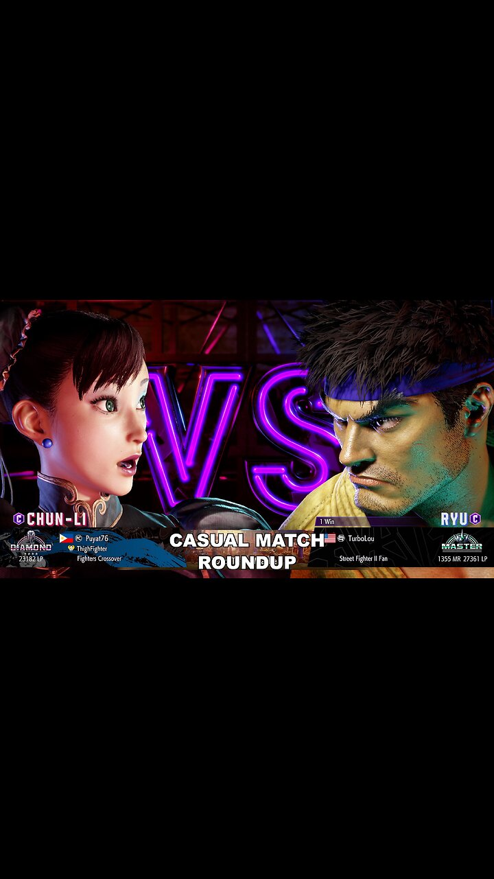 Kuya Kalbo SF6 Casual Match Roundup. Chun Li 4 star Diamond Rank [Hori ...
