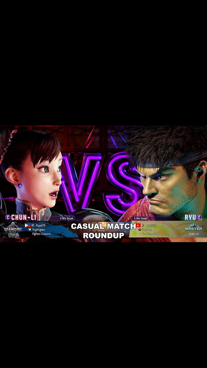 Kuya Kalbo SF6 Casual Match Roundup. Chun Li 4 star Diamond Rank [Hori ...