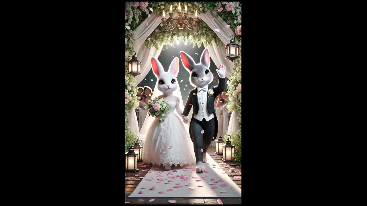 rabbits ki wedding 🐇