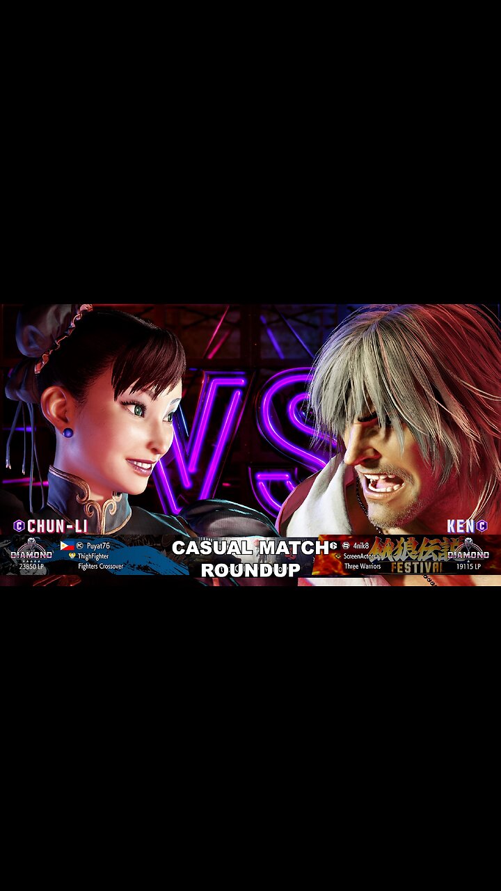 Kuya Kalbo SF6 Casual Match Roundup. Chun Li 4 star Diamond Rank [Hori ...