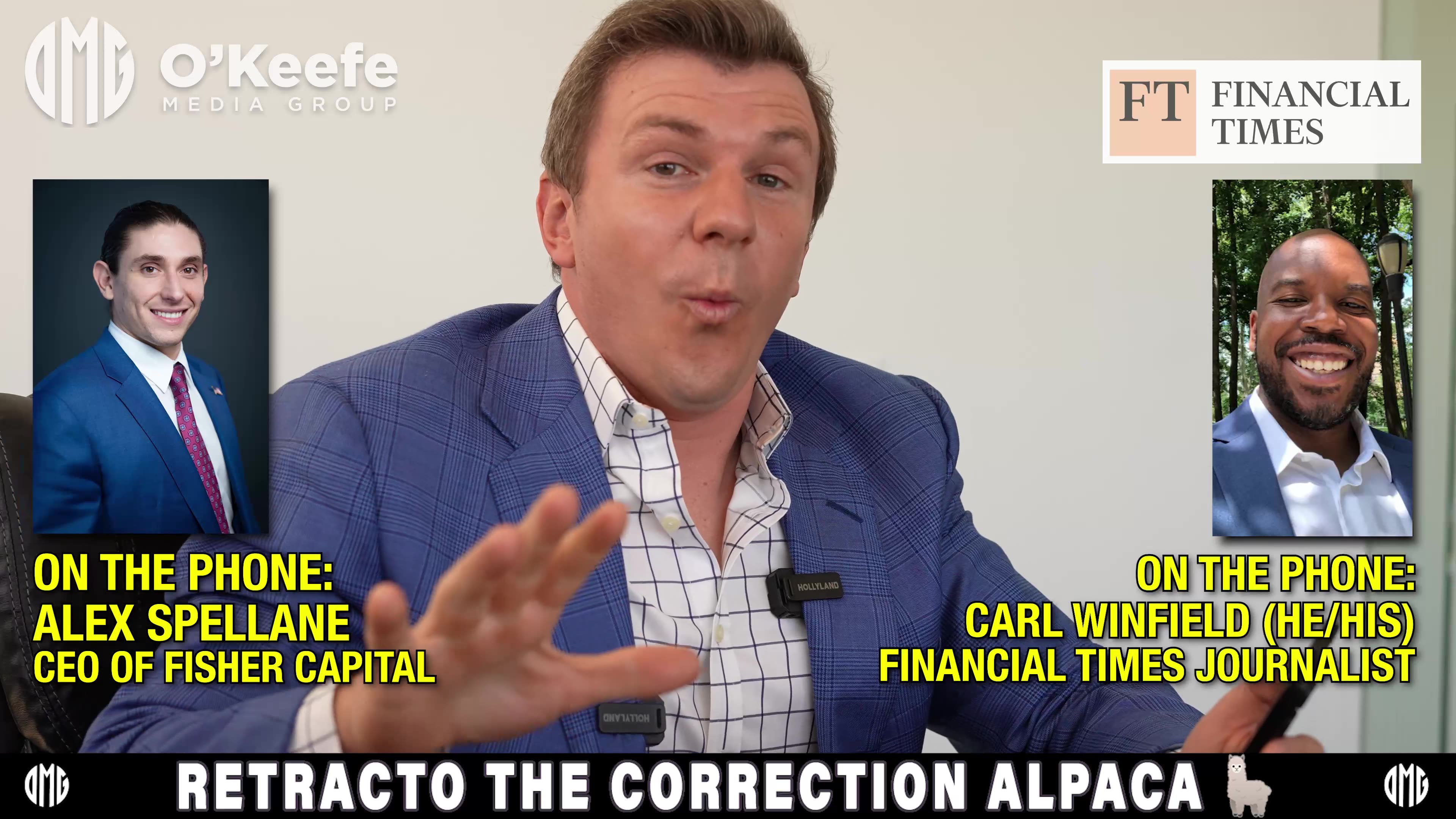 INSANELY WILD PHONE CALL Between James O'Keefe and Financial Times Reporter