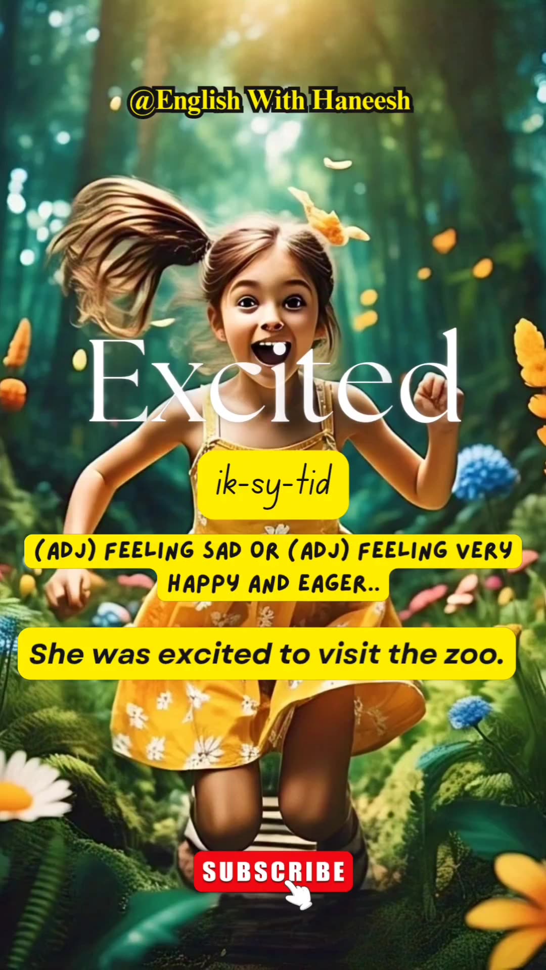 Emotion Words for Kids & Beginners - Day 3 | Learn English vocabulary ...