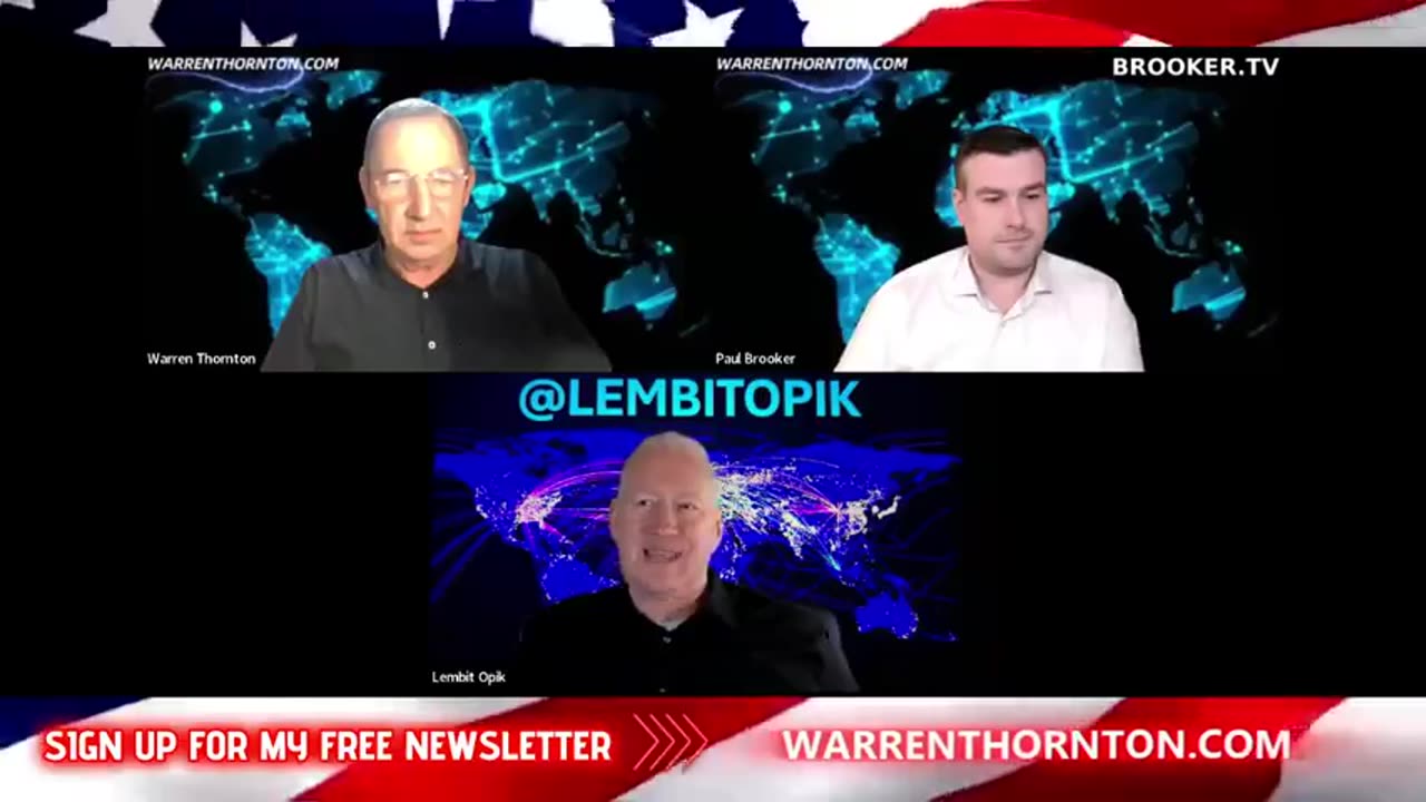 WARREN THORNTON, PAUL BROOKER & LEMBIT OPIK - TRUMP INAUGURATION DAY 1 ...